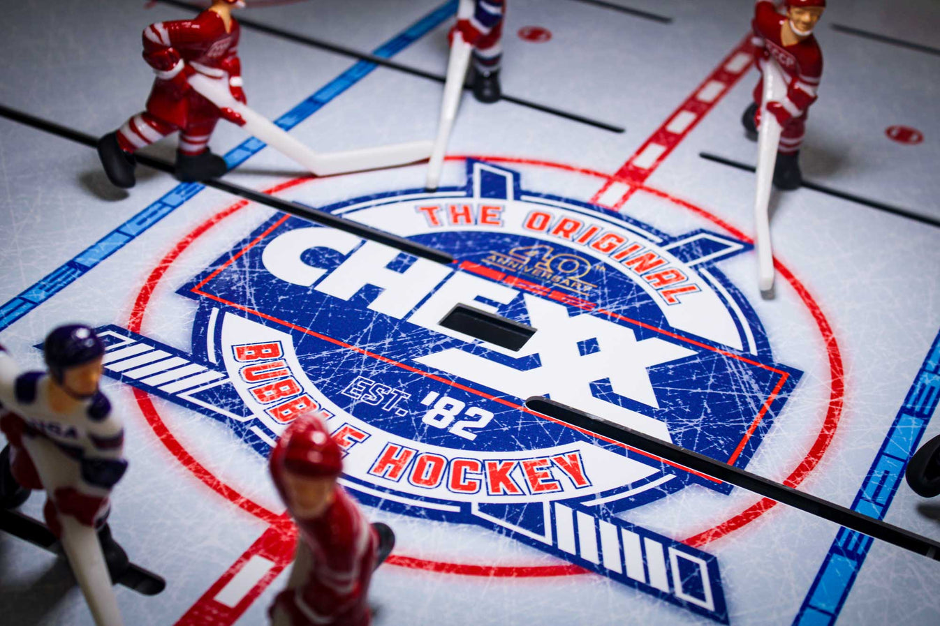 40th Anniversary Original Chexx Bubble Hockey – Home Arcade Games