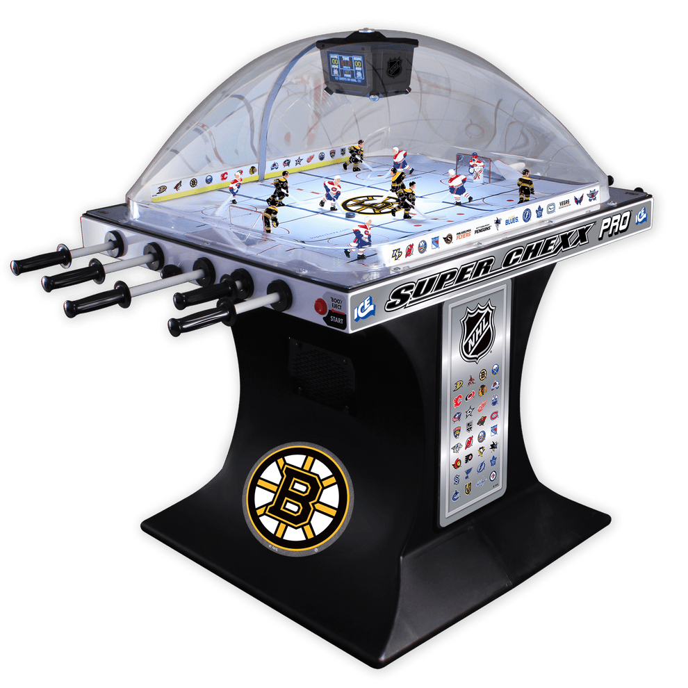 Boston Bruins NHL Super Chexx Pro Bubble Hockey – Home Arcade Games