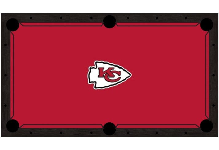 Kansas City Chiefs Premium Pool Table Bundle - Black Ash – Home Arcade ...