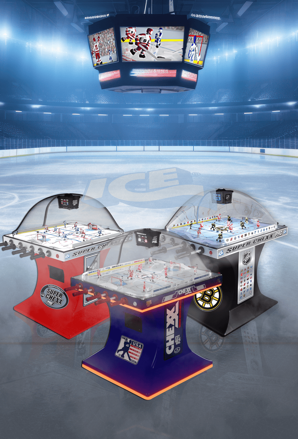40th Anniversary Original Chexx Bubble Hockey – Home Arcade Games